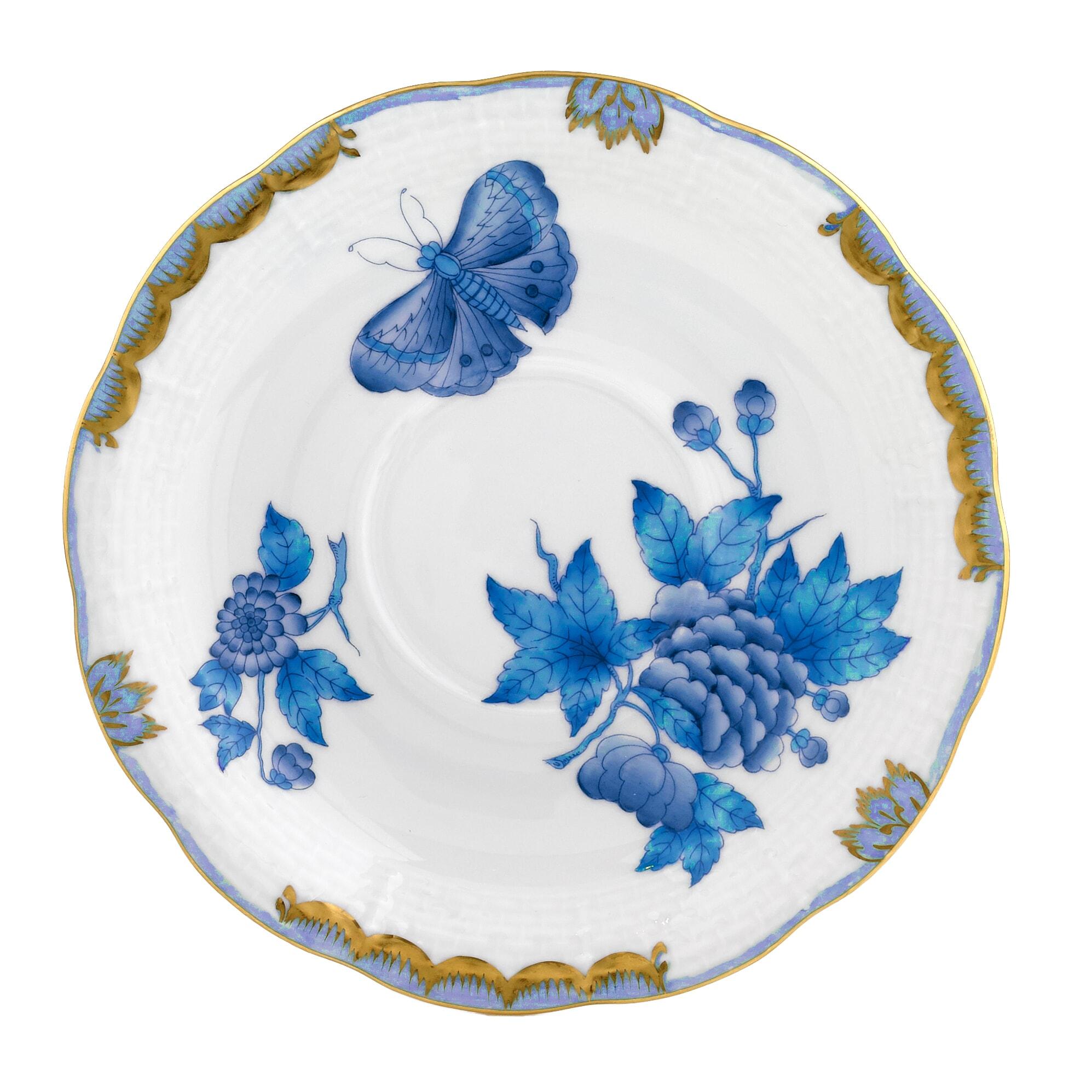 Herend Fortuna Blue Tea Saucer